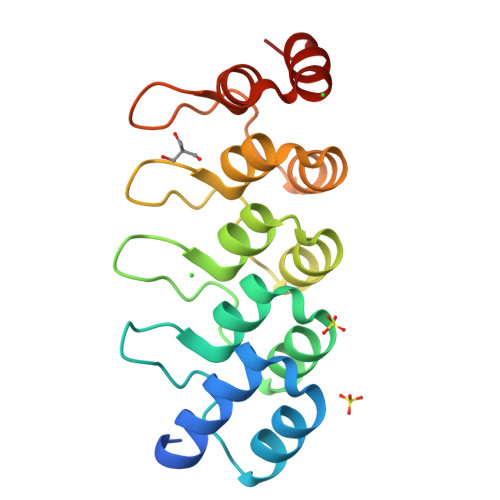 RCSB PDB - 9KBU: Crystal structure of an ankyrin protein