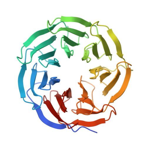 RCSB PDB - 9KFO: Structure of WDR5 in complex with mutated EMBOW