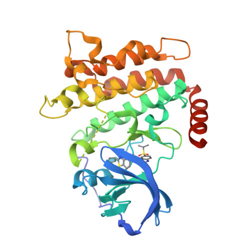 RCSB PDB - 9LFW: Crystal structure of mouse RIP3 kinase domain(R69H ...