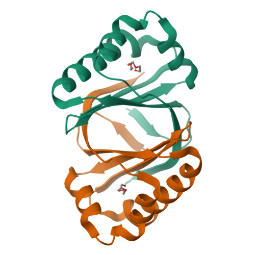 RCSB PDB - 9LSD: Crystal structure of a polyketide cyclase FasU from ...