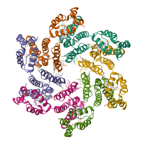 RCSB PDB - 9N0V: Crystal structure of the HIV capsid hexamer bound to ...