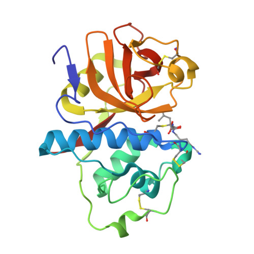 RCSB PDB - 9NAR: MicroED structure of papain microcrystals soaked with ...