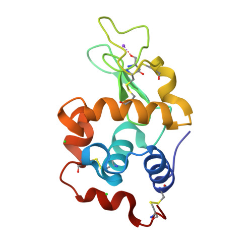 RCSB PDB - 9ORW: X-ray diffraction structure of apo-form lysozyme