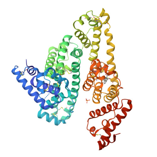 RCSB PDB - 9UPD: Crystal structure of human serum albumin complex with ...