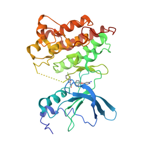 RCSB PDB - 3CTH: Crystal structure of the tyrosine kinase domain of the ...
