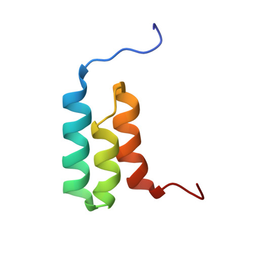RCSB PDB - 2KDL: NMR structures of GA95 and GB95, two designed proteins ...