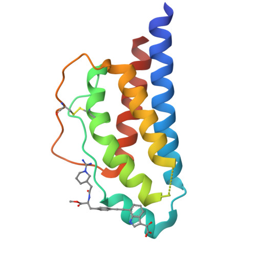 RCSB PDB - 1M49: Crystal Structure of Human Interleukin-2 Complexed ...
