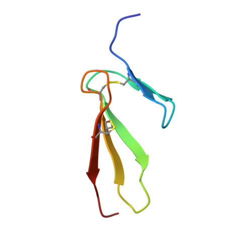 RCSB PDB - 1TPN: SOLUTION STRUCTURE OF THE FIBRIN BINDING FINGER DOMAIN ...